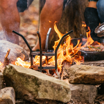 Cast Iron Fire & Cook Stand | Shop Online | Lodge Cast Iron