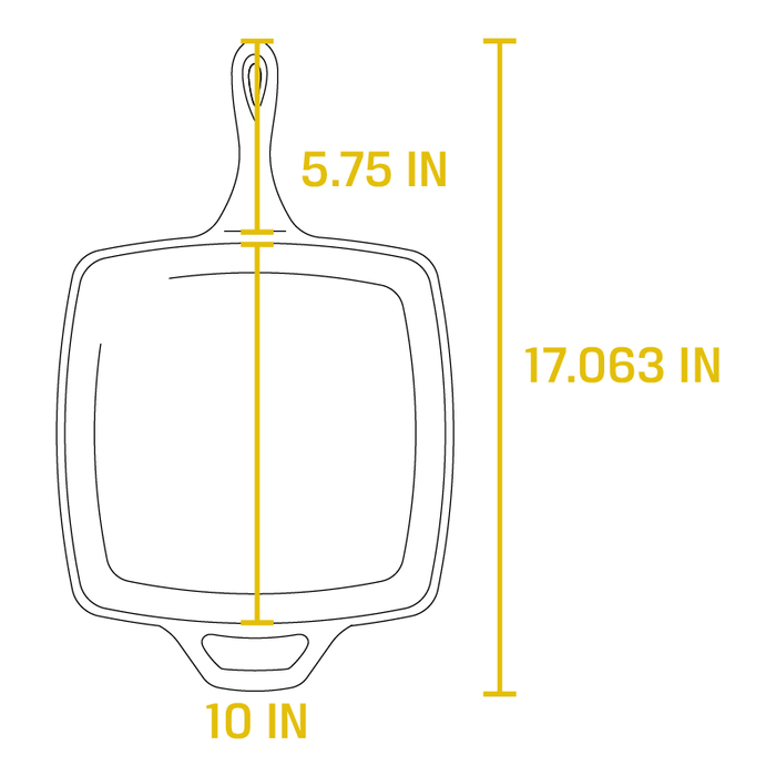 Square Cast Iron Skillet | Shop Online | Lodge Cast Iron