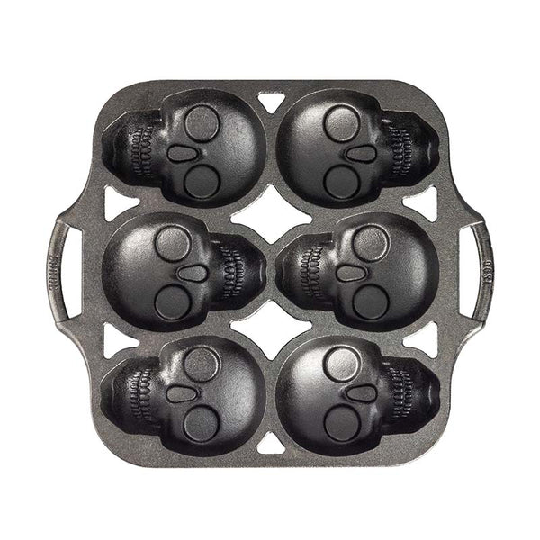 Mini Skull Cake Pan | Shop Skull Molds Online | Lodge Cast Iron