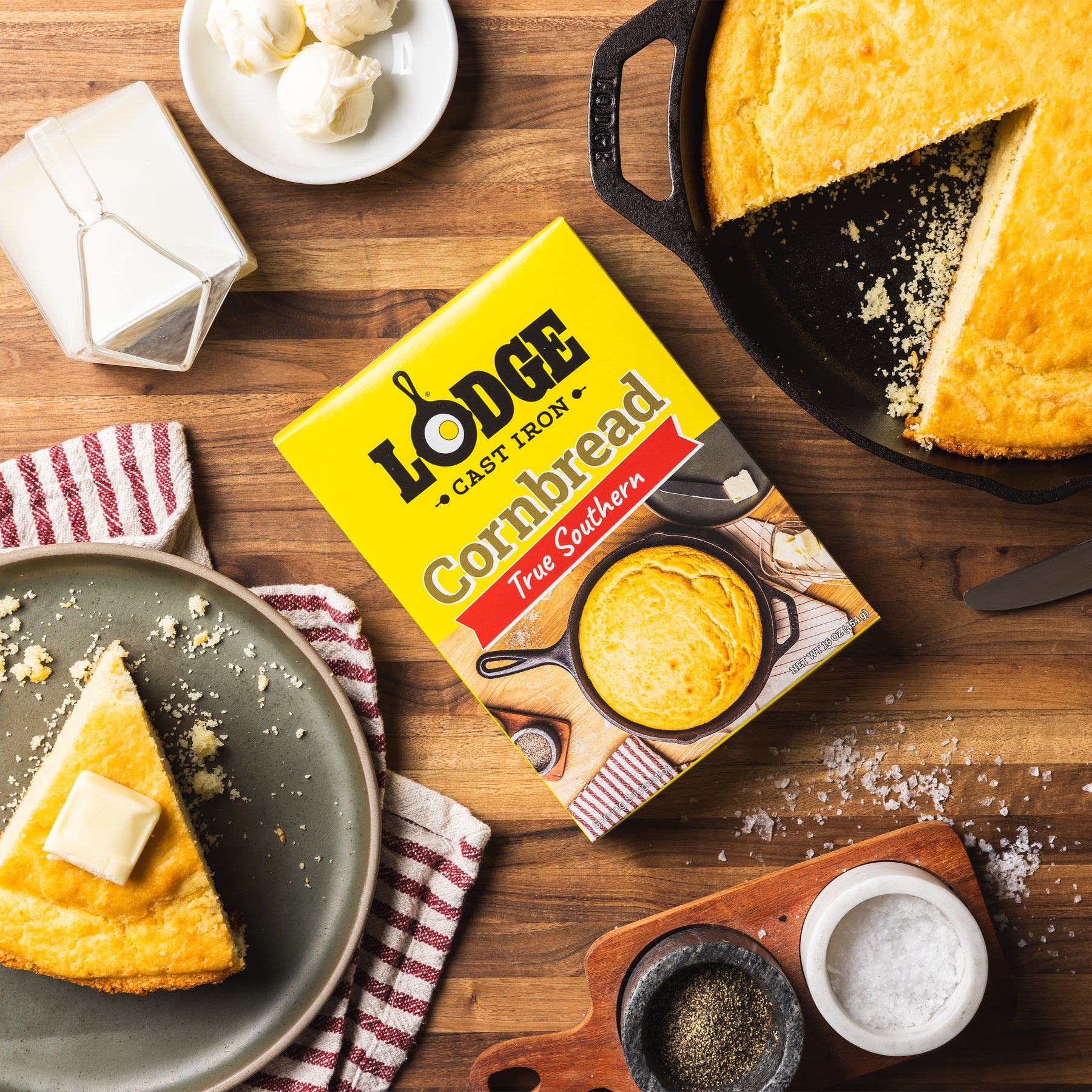 Skillet Cornbread Mix | Shop True Southern Flavor | Lodge Cast Iron