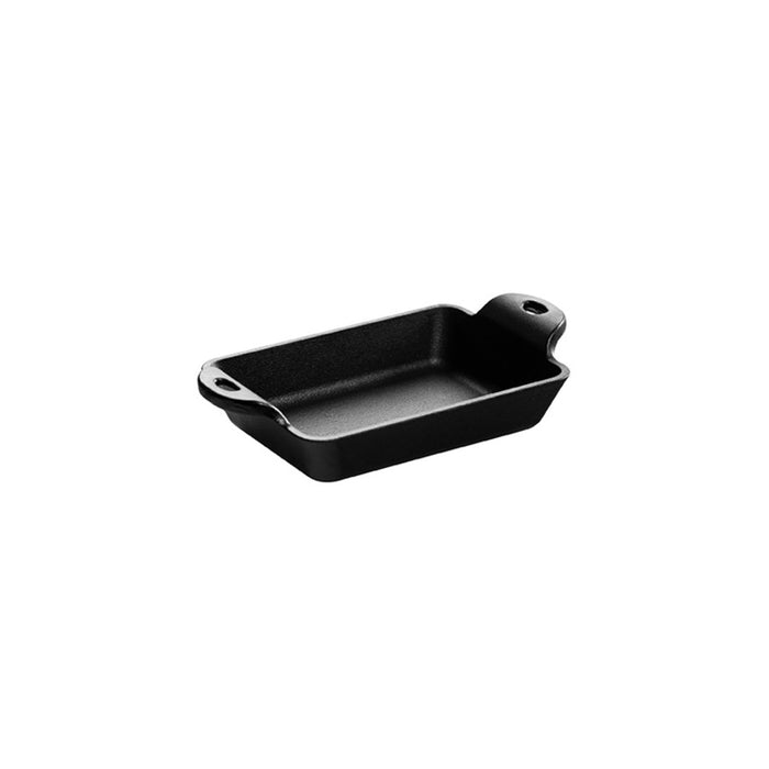 Heat-Treated Rectangular Cast Iron Mini Server | Lodge Cast Iron