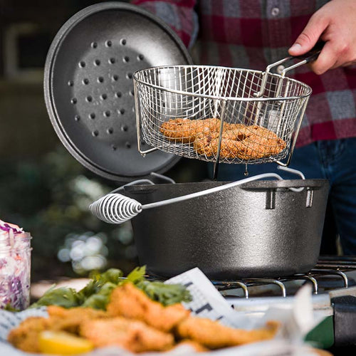 Cast Iron Dutch Oven Frying Set | Shop Online | Lodge Cast Iron